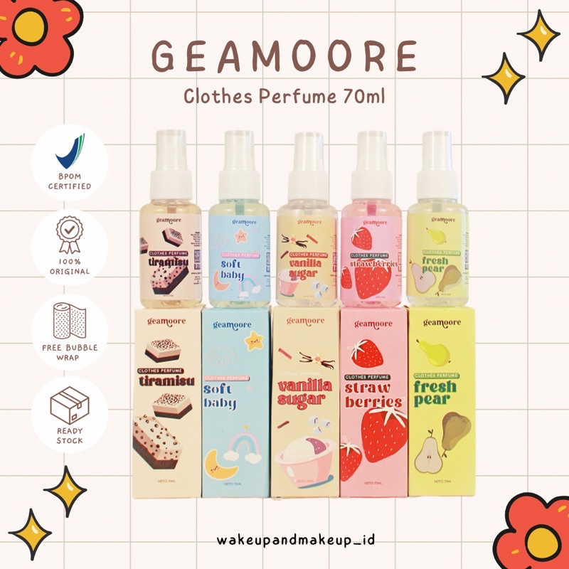 Jual [BPOM] Geamoore Clothes Perfume 70ml | Shopee Indonesia