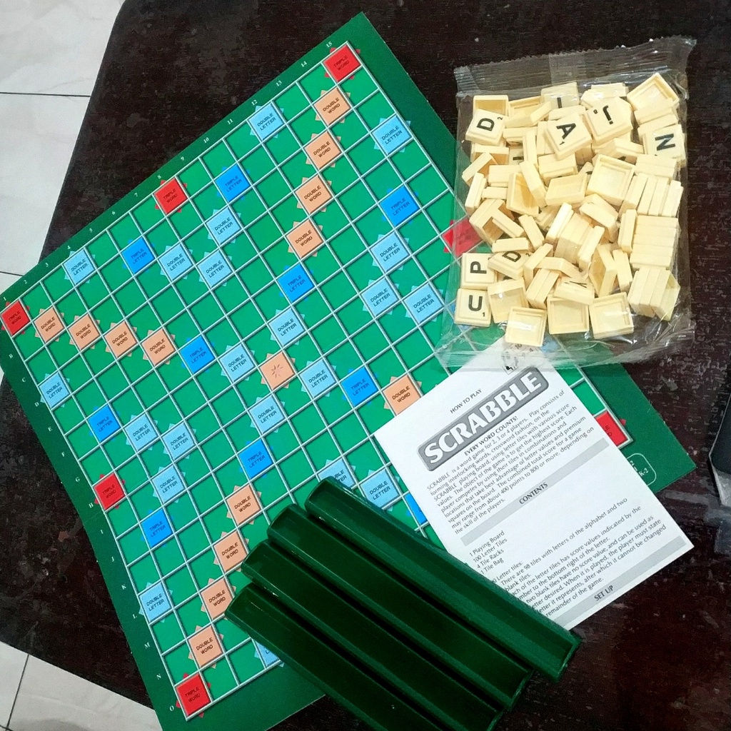 Jual Mainan Susun Kata Skrebel Cross Word Scribble English Anak Family ...