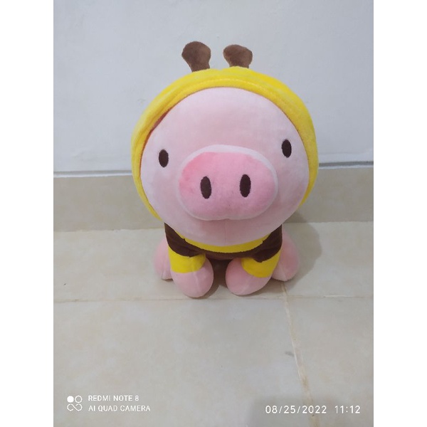 Jual boneka babi piggy hoddie bee piglet miniso | Shopee Indonesia