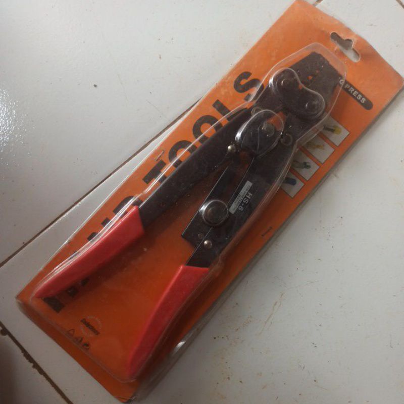 Jual Tang press skun ukuran 1,5 - 8mm / crimping tool for skun kabel ...