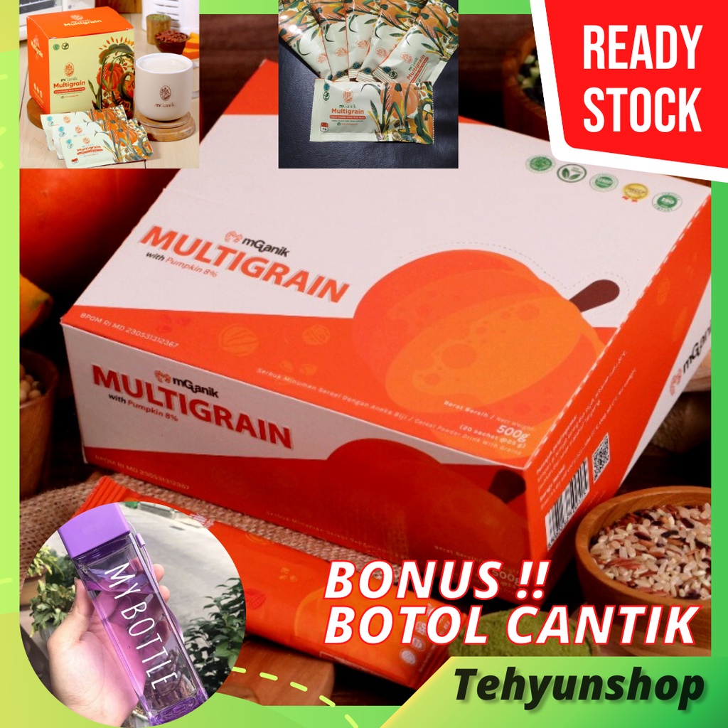 Jual Mganik Multigrain 500 gram isi 20 Sachet suplemen makanan ...