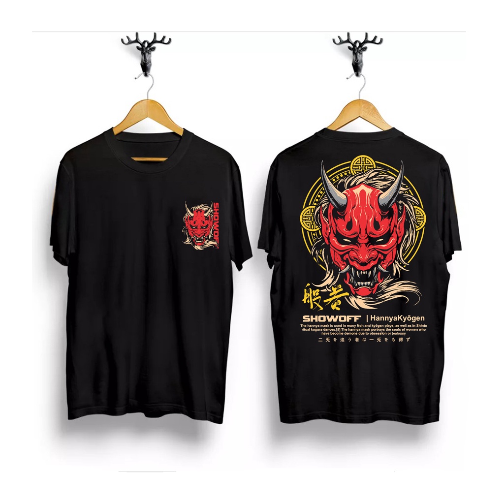 Jual Kaos T-shirt Distro / Kaos Hannya Kyogen / Kaos Showoff / Kaos ... Jual Kaos T-shirt Distro / Kaos Hannya Kyogen / Kaos Showoff / Kaos ...