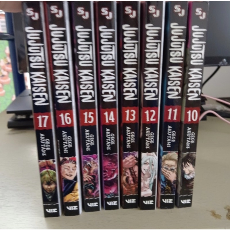 Jual komik manga jujutsu kaisen viz media english vol 10 - 17 bisa ...