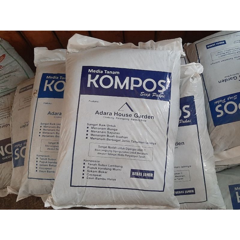 Jual pupuk organik merk kompos 1 sak siap pakai | Shopee Indonesia