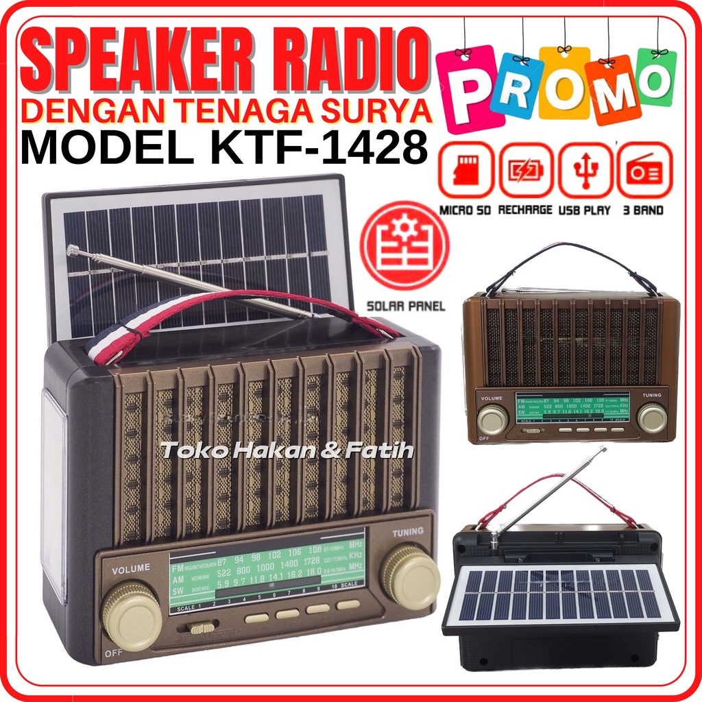 Jual Radio Model KTF-1428 Model Jadul Big Saund Big Sound Radio - Speaker Radio All In One ...