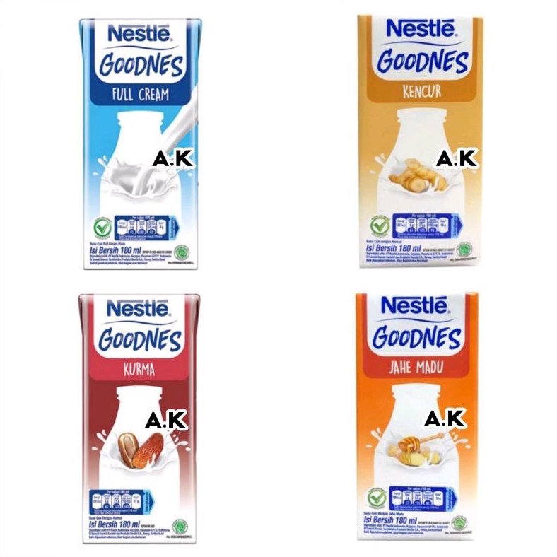 Jual Nestle Goodnes Full Cream Kencur Jahe Madu Kurma 180ml | Shopee ...