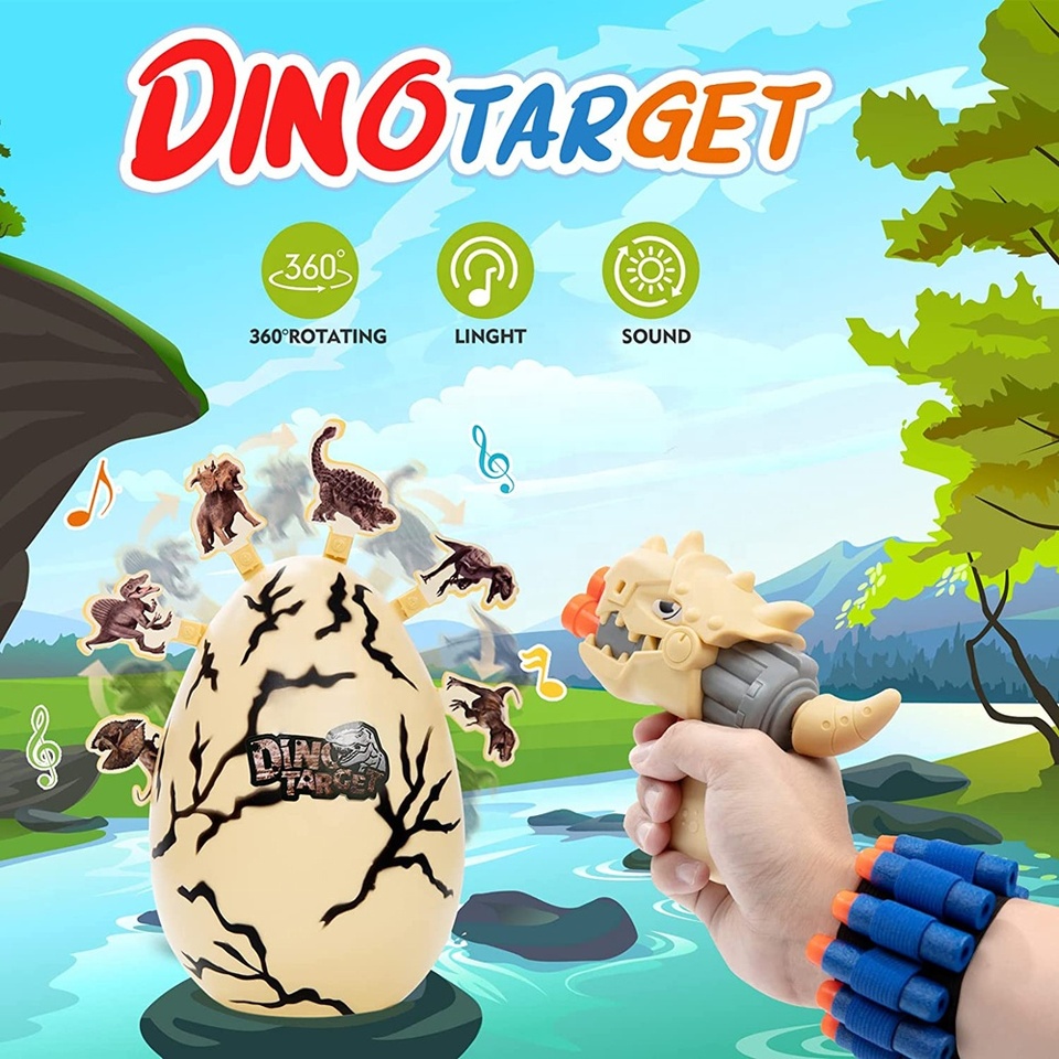 Jual Shooting game dino target / mainan tembak dino | Shopee Indonesia