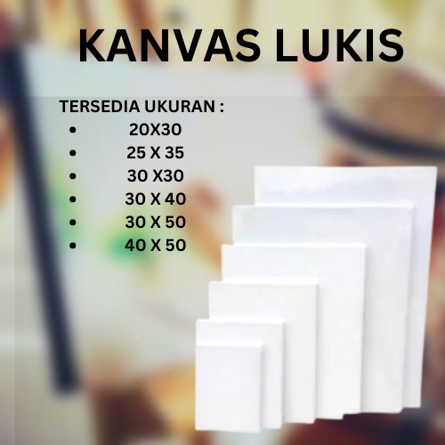 Jual JUAL KANVAS LUKIS BERBAGAI MACAM UKURAN | Shopee Indonesia