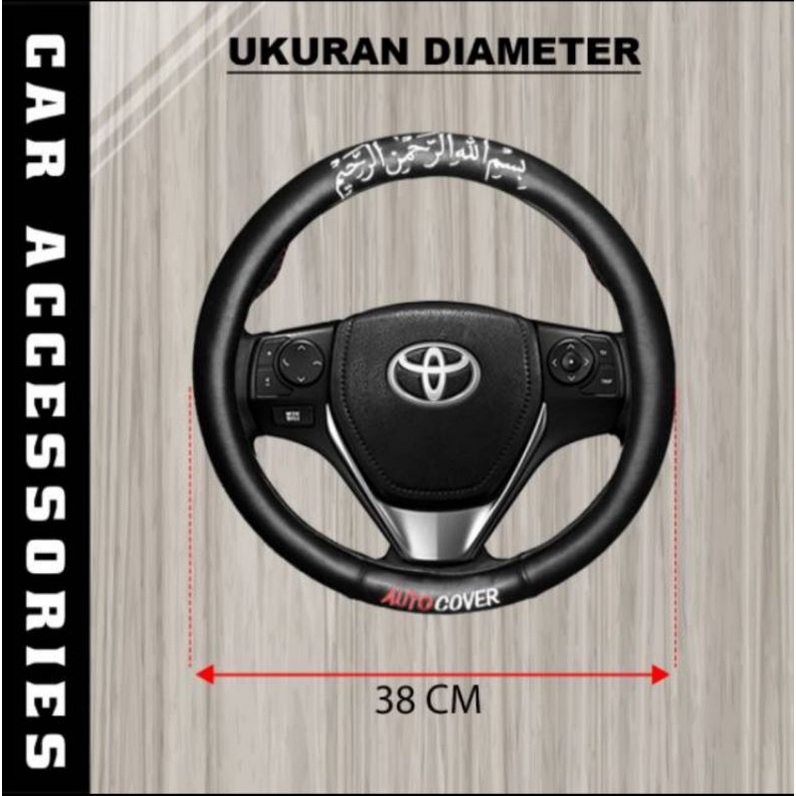 Jual Cover Stir Sarung Setir Mobil Pajero Fortuner Innova Serena Evalia ...