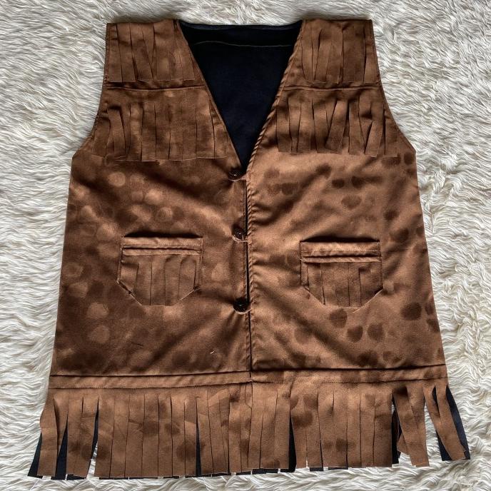 Jual kostum costume rompi cowboy coboi coboy koboi indian | Shopee ...