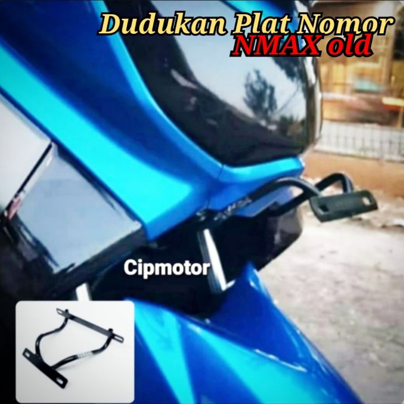 Jual Breket dudukan plat no Nomor Nmax Old Nmax Lama model kumis Dan ...