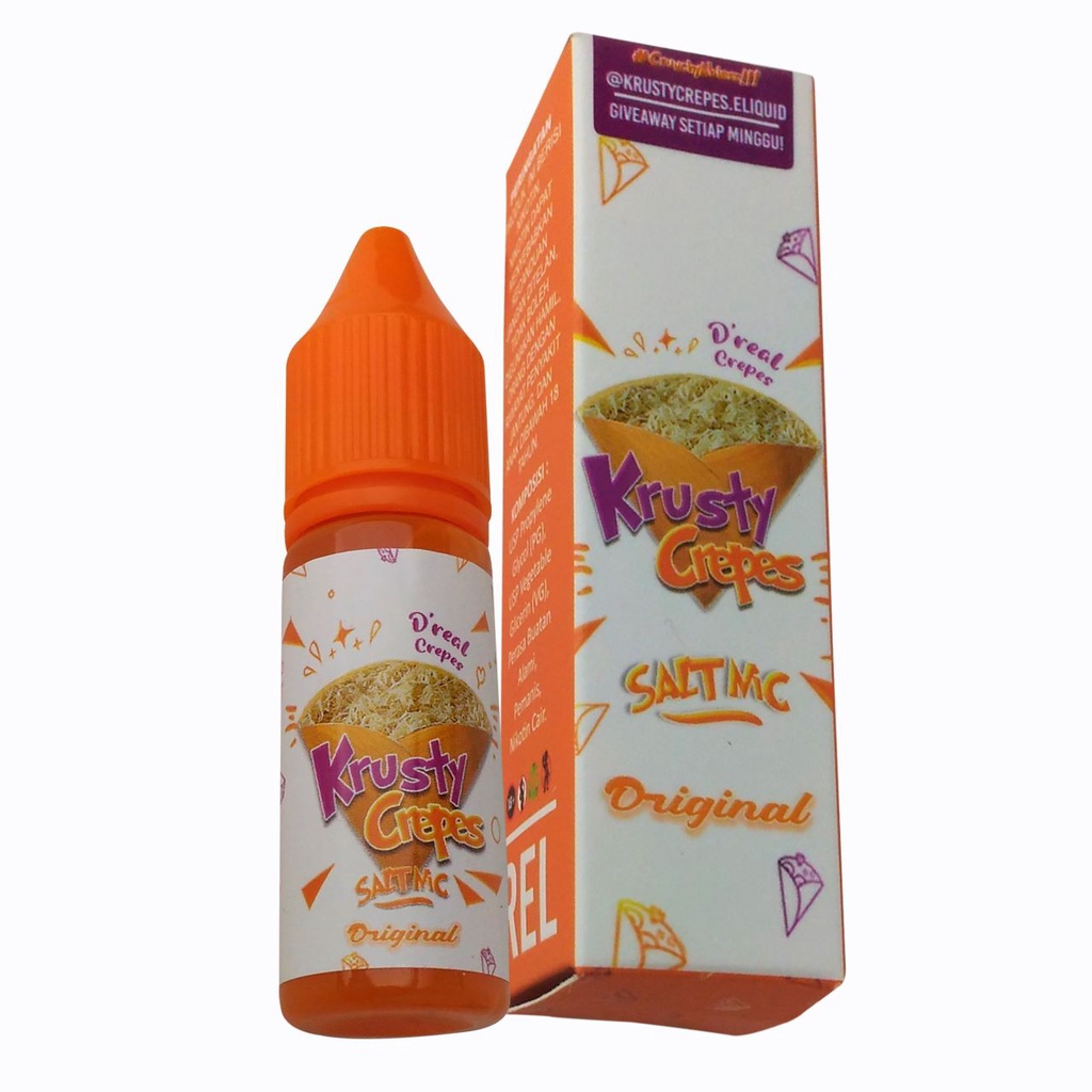 Jual Liquid Vape Salt Krusty Crepes V1 Saltnic Cheese Crepes By Java ...