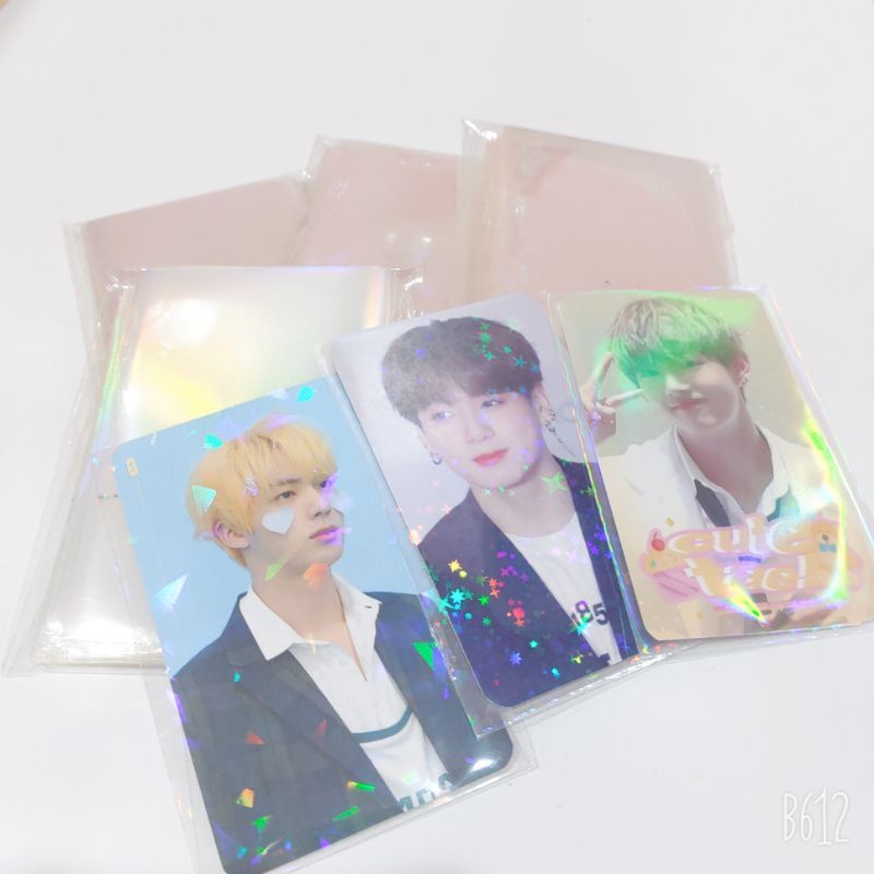 Jual Inner Sleeve Photocard Hologram Card Kartu Pelindung Plastik Holo ...