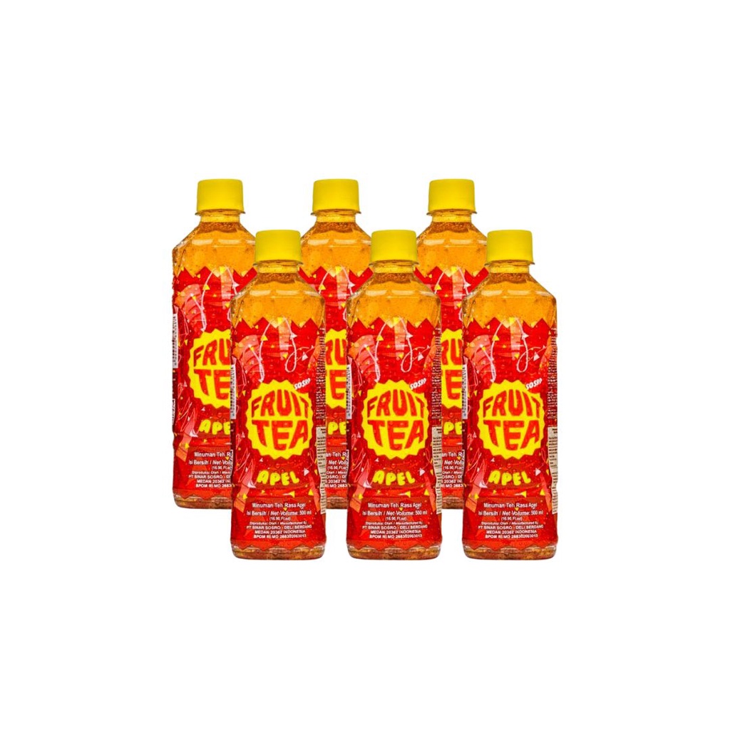Jual Sosro Fruit Tea Teh Dalam Kemasan Rasa Apple Pet 6 x 350 mL ...