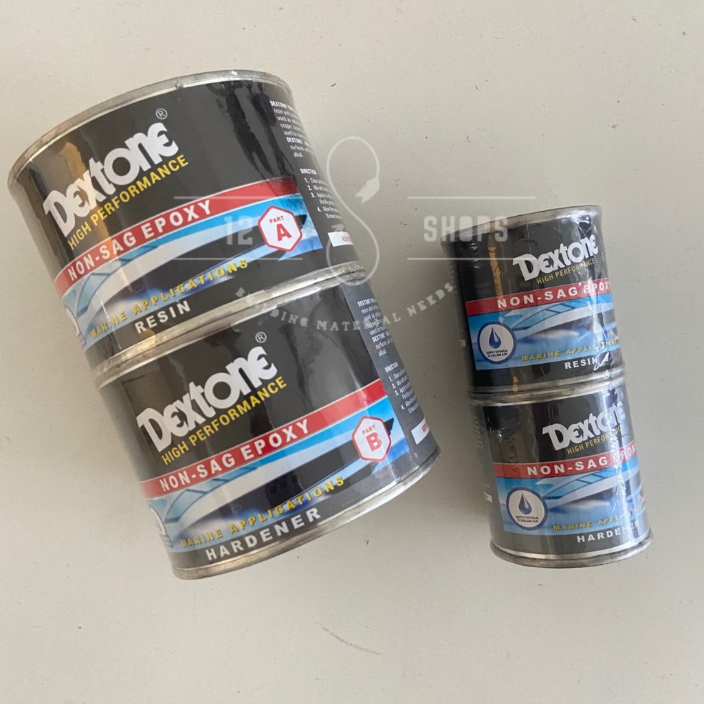 Jual Dextone Lem Kapal Dempul Non SAG 2 Komponen Epoxy Hardener Resin ...