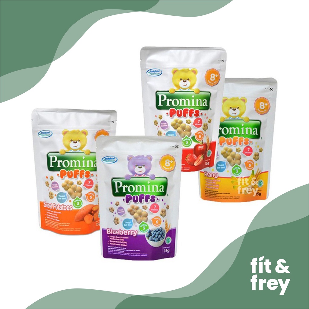 Jual PROMINA Puffs 15g - Snack Bayi - Cemilan Anak - Biskuit Puff Mpasi ...