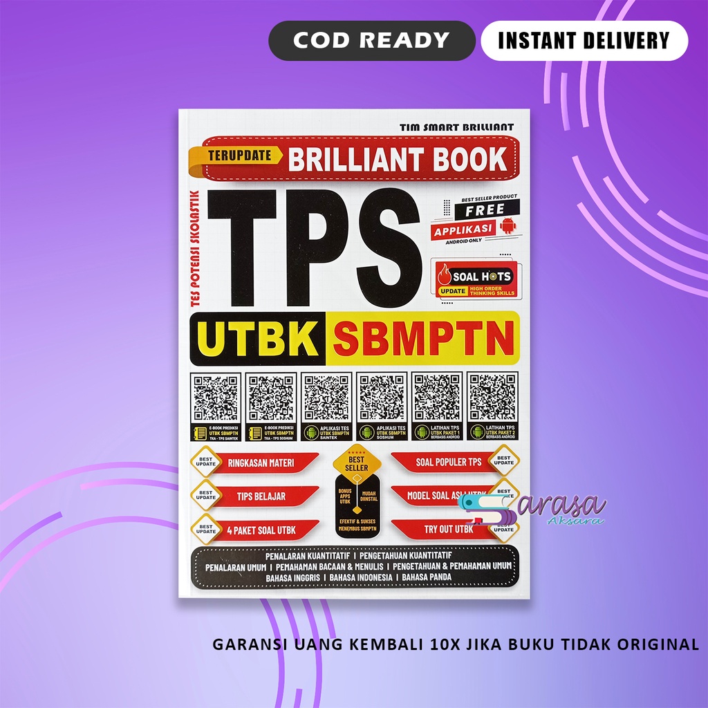 Jual Buku Tps Brilliant Book Tps Utbk Sbmptn Shopee Indonesia