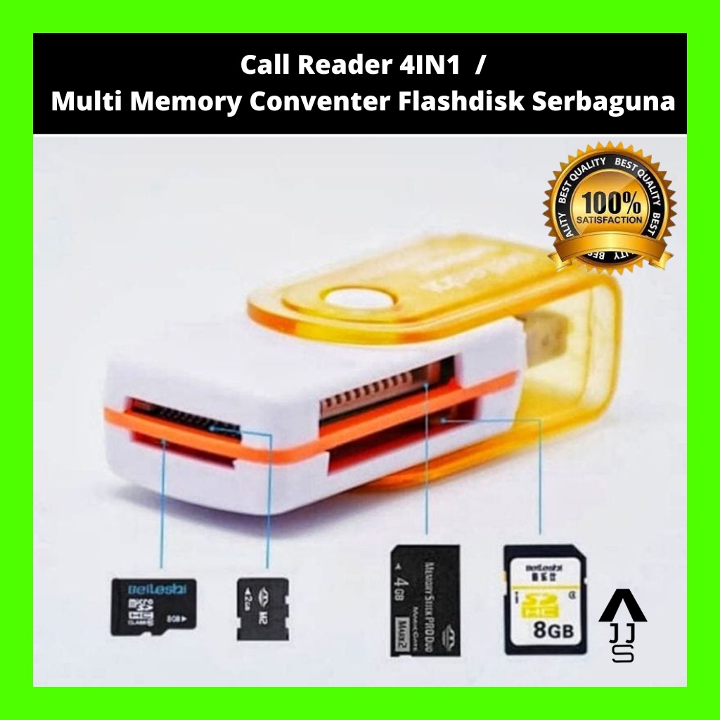 Jual Card Reader All in One ( 4in1 ) Multi Memory Converter To ...