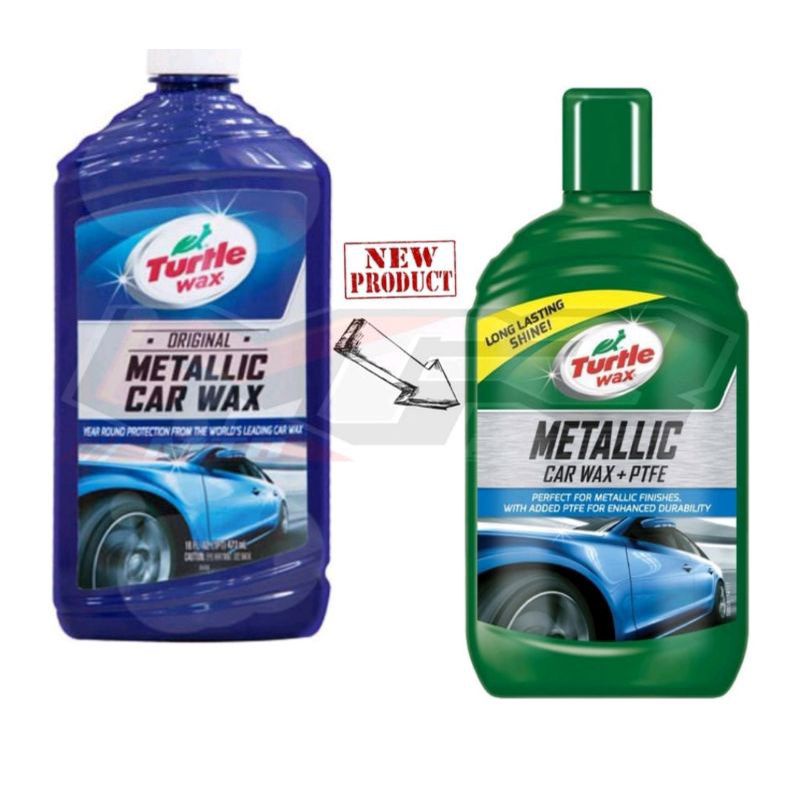Jual TURTLE WAX METALLIC CAR WAX PENGKILAP MOTOR & MOBIL ( 50 ML / 500 ...
