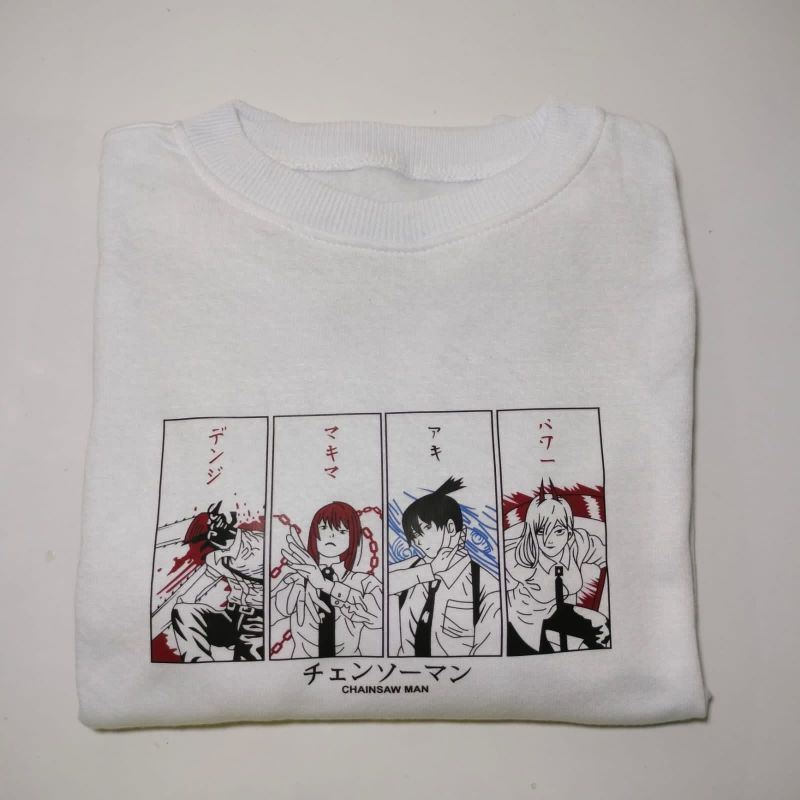 Jual SWEATER CHAINSAW MAN DEVIL DENJI HOODIE ANIME MAKIMA AKI HAYAKAWA ...