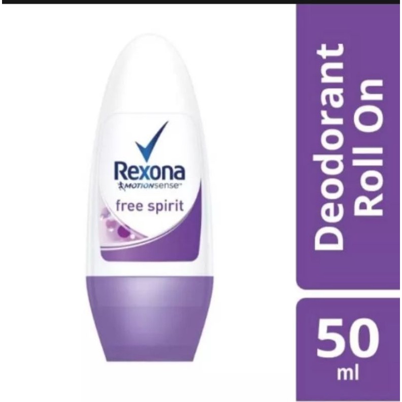 Jual Rexona women Deodorant Roll on free spirit 50ml | Shopee Indonesia