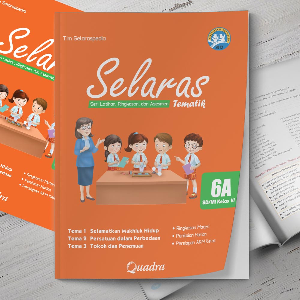 Jual BUKU SELARAS TEMATIK QUADRA SD/MI KELAS 6/VI | Shopee Indonesia
