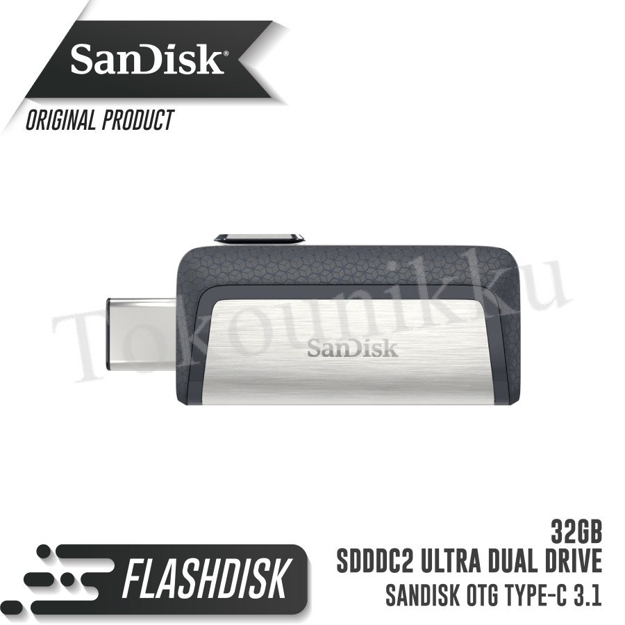 Jual Sandisk Flashdisk 32GB Ultra Dual Drive USB Type C OTG - SDDDC2 ...