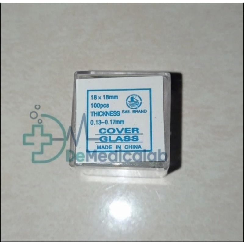 Jual Kaca Penutup Preparat / Cover Deck Glass Mikroskop Sail Brand ...