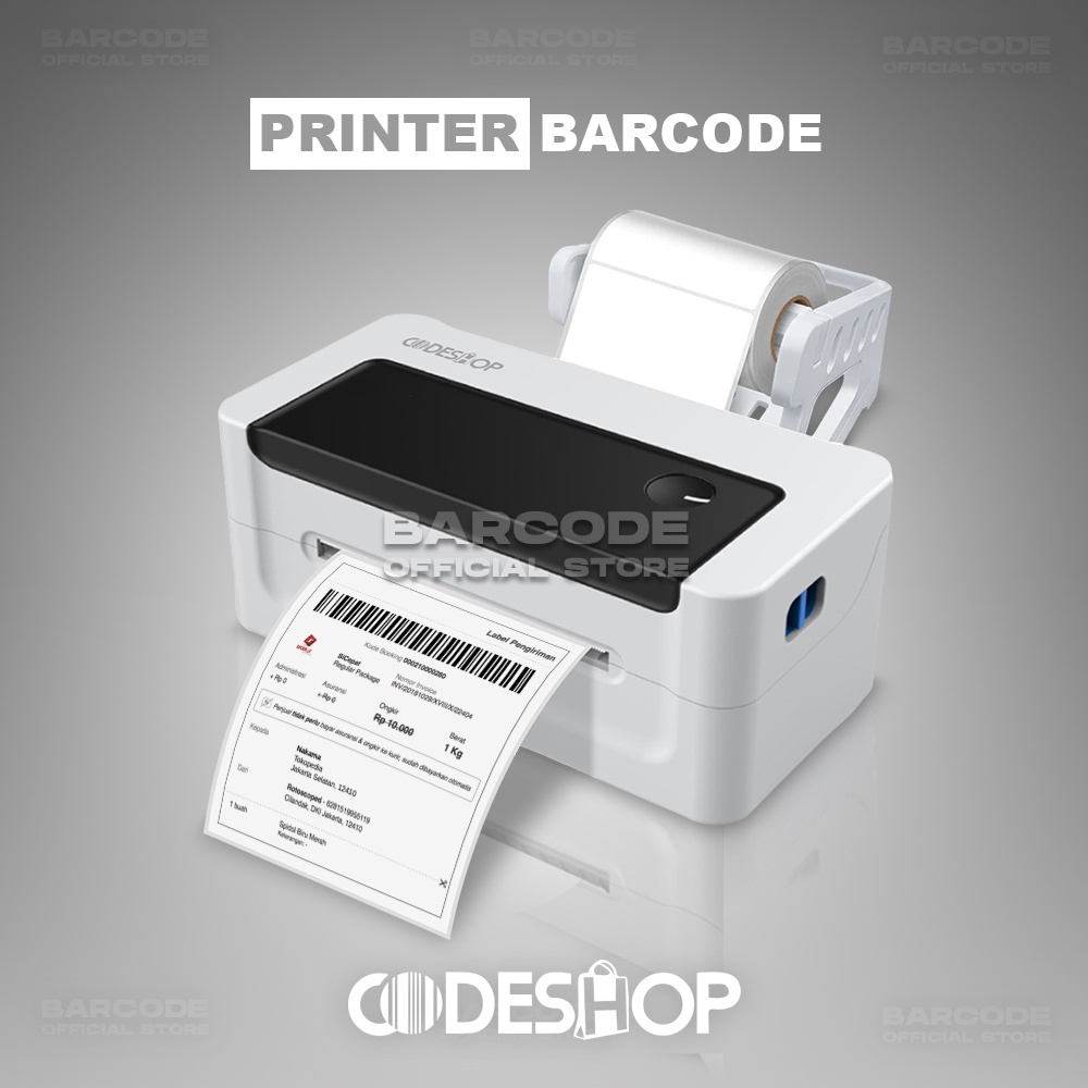 Jual Codeshop CB-199BT Printer Barcode Label Thermal Bluetooth Cetak Resi Marketplace | Shopee ...