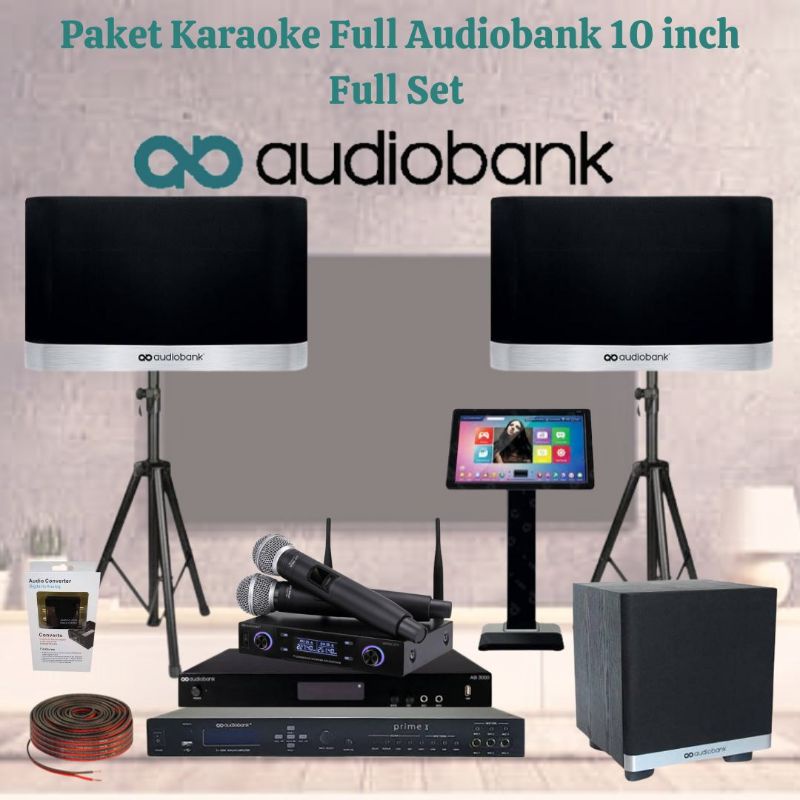 Jual Paket Karaoke Full Set Audiobank 10 inch Original | Shopee Indonesia