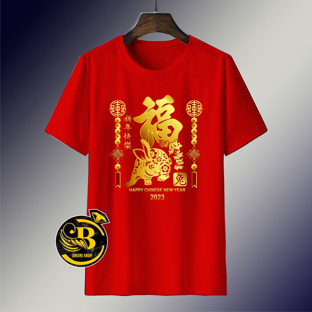 Jual Kaos Imlek 2023 Pria Wanita Katun Combed 30S T-Shirt Imlek 2023 ... Jual Kaos Imlek 2023 Pria Wanita Katun Combed 30S T-Shirt Imlek 2023 ...