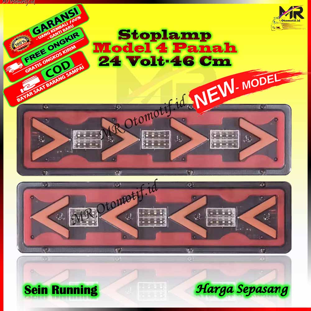 Jual Lampu Stoplamp Variasi Stop lamp Rem Belakang Model 4 Panah ...