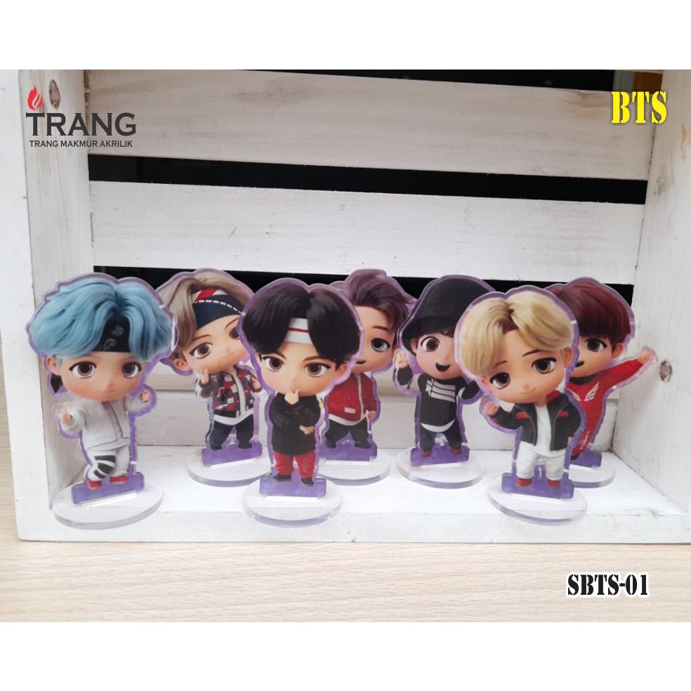 Jual Standee Figure Akrilik BTS Tiny Tan / Standing Action figure Acrylic BTS Tiny Tan STBTS01 ...
