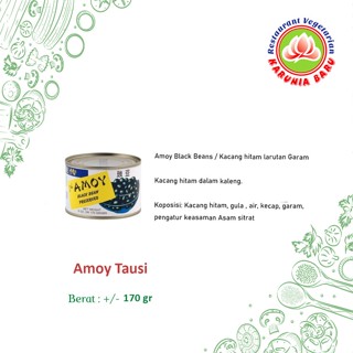 Jual AMOY TAUSI/Amoy Salted Black Beans 170g Tausi TaoSi Tau Xi Tao Si ...