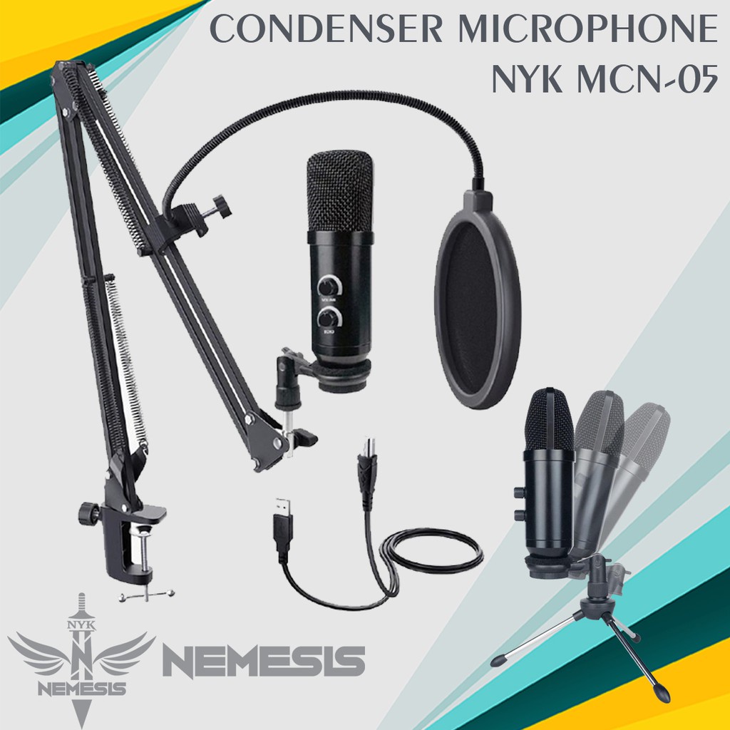 Jual Microphone NYK NEMESIS MCN-05 KLIO - Mic Condenser | Shopee Indonesia