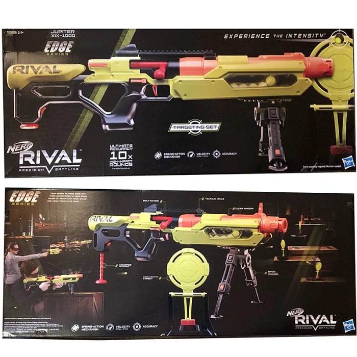 Jual NERF Rival Blaster Jupiter XIX-1000 Edge Series with Target &10 ...
