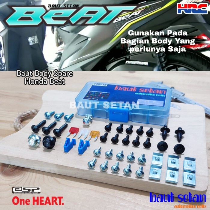 Jual Baut Body Spare Honda Beat FI K25A 2012-2014 Originla | Shopee ...