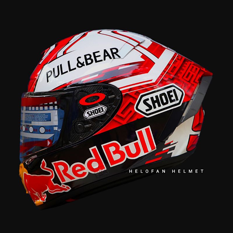 Jual Helem Scott rx7 repaint SHOEI Marquez | Shopee Indonesia
