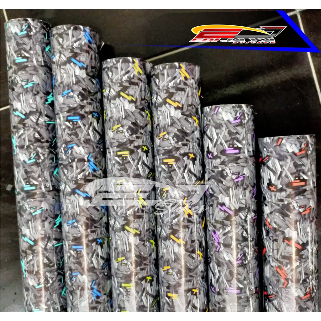 Jual STICKER STIKER MOTIF KARBON FORGED / SKOTLET MOTIF KARBON FORGED ...