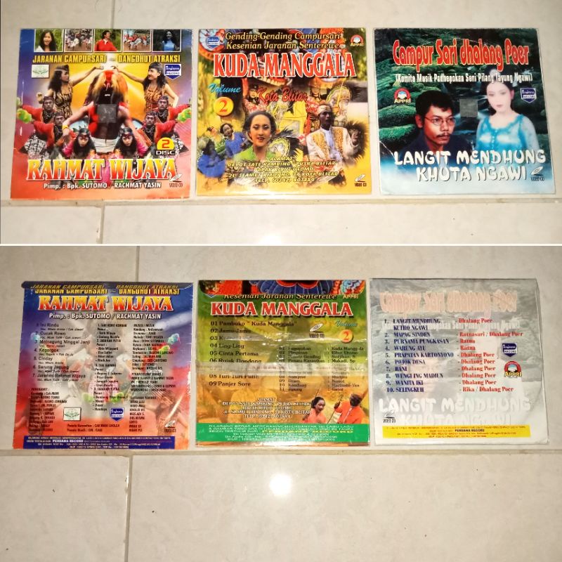 Jual Paket Kaset VCD Album Jaranan Campursari & Dhalang Poer | Shopee Indonesia