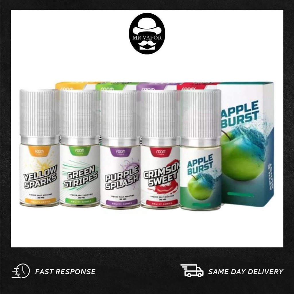 Jual FOOM Saltnic Liquid Fruity Series 30ml 30mg | Shopee Indonesia