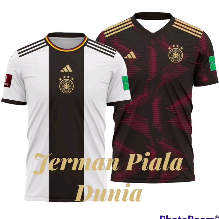 Jual Jersey Jerman Home Away Piala Dunia 2022 Full Printing Free Nameset | Shopee Indonesia