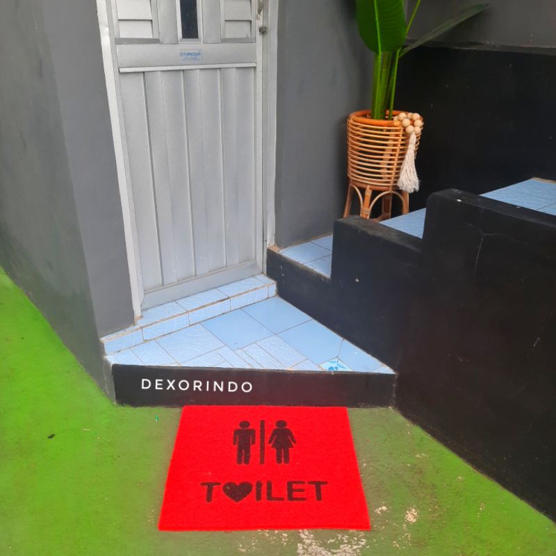 Jual KESET TOILET PRINTING - KESET KARAKTER LETTERS PRINT MOTIF TOILET ...