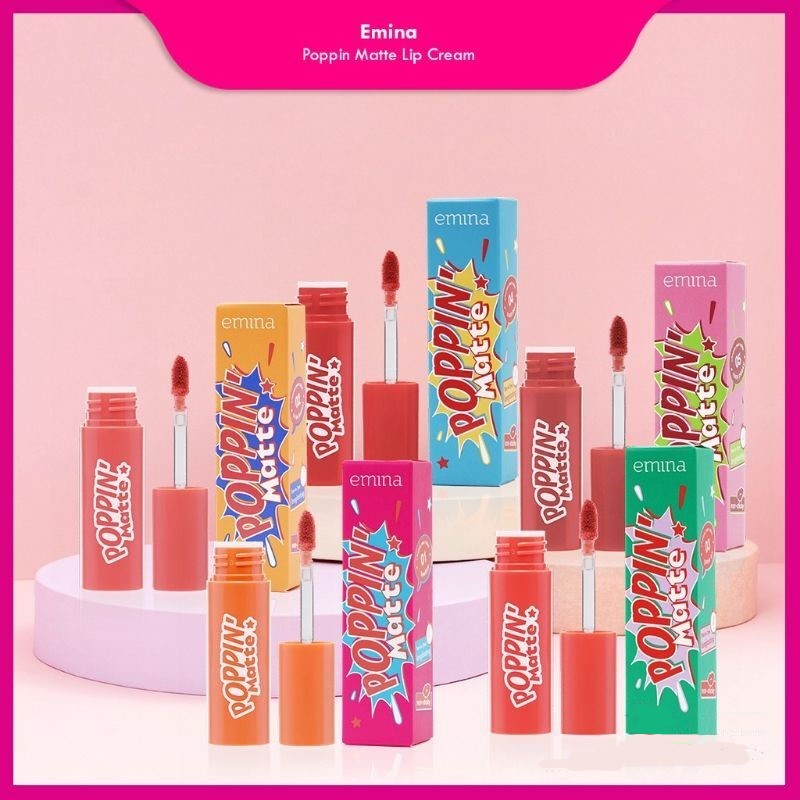 Jual Emina Poppin Matte Lip Cream | Shopee Indonesia