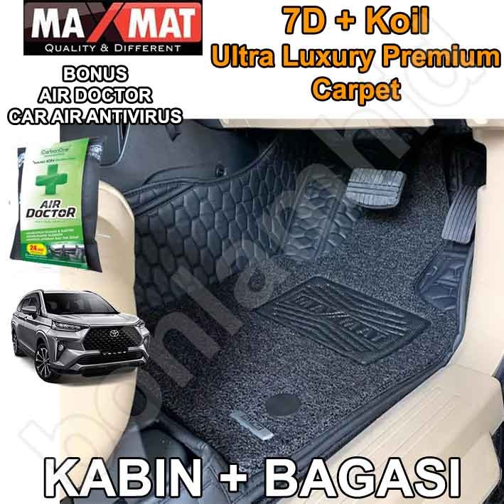 Jual Karpet Mobil New Veloz 2022-Up Maxmat 7D + Koil 3Baris+Bagasi ...