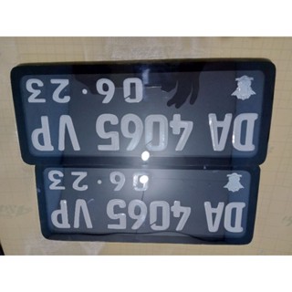 Jual plat nomor motor akrilik font terbaru / plat cantik | Shopee Indonesia