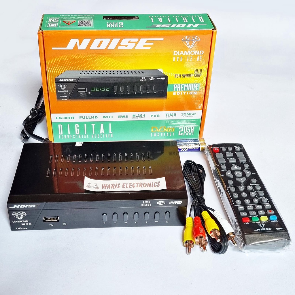 Jual Set Top Box STB Noise Diamond DVB-T2 2 USB Antena TV Digital | Shopee Indonesia