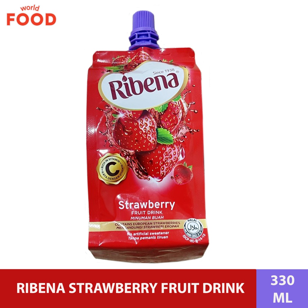 Jual RIBENA STRAWBERRY FRUIT DRINK 330 ML | Shopee Indonesia