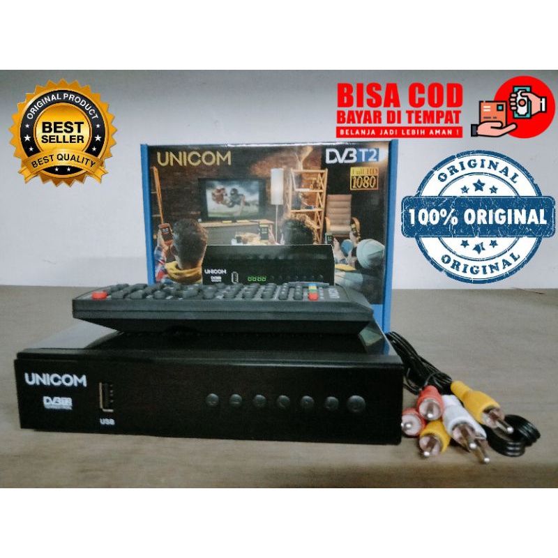 Jual Set Top Box TV DIGITAL UNICOM 8MB Bisa untuk TV TABUNG / LED | Shopee Indonesia