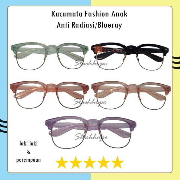 Jual Kacamata Anak Anti Radiasi Blue Ray Korean Design Laki-laki ...